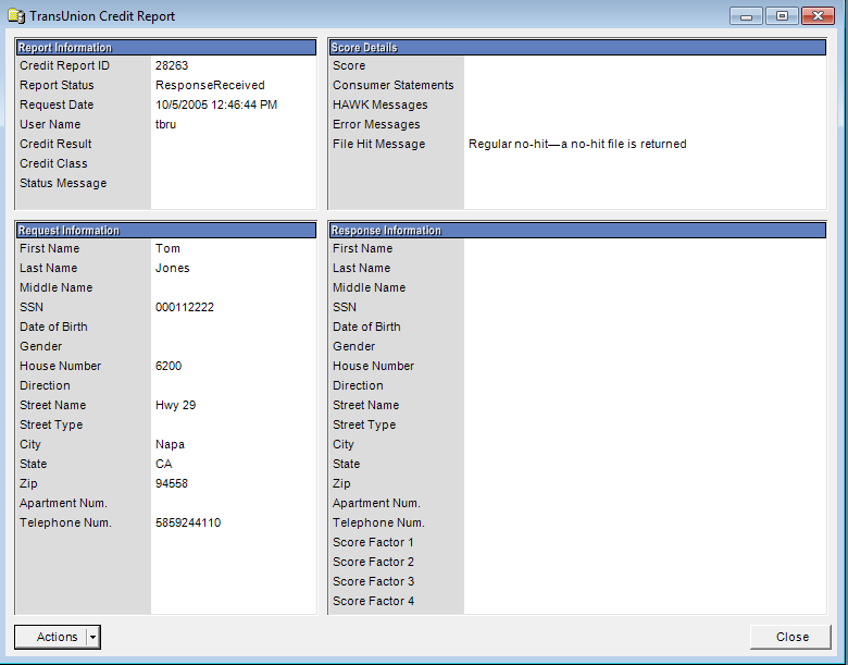 Utilizing TransUnion Credit Bureau - Knowledge Center