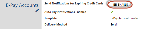Notification for Expired or Soon to Expire Recurring Credit Card ...