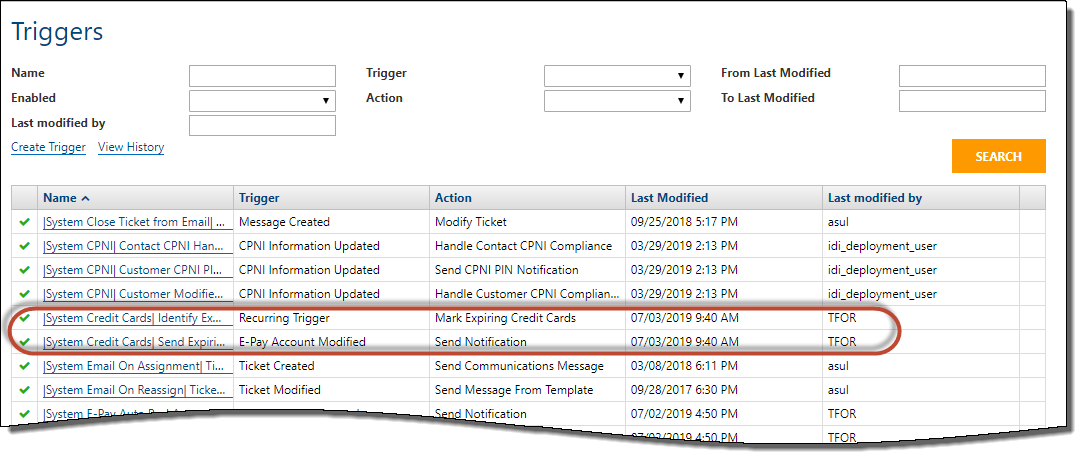 Notification for Expired or Soon to Expire Recurring Credit Card ...