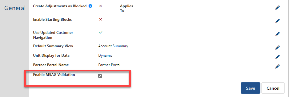 Master Street Address Guide (MSAG) Validation in Customer Care ...