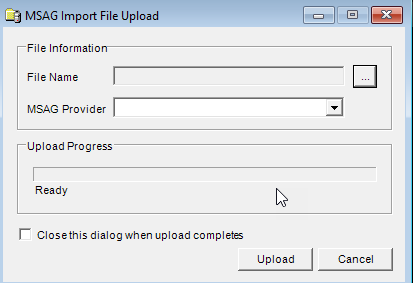 MSAG Management – Knowledge Center