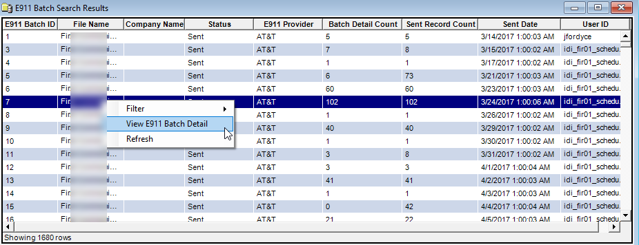 E911 File Generation and Management – Knowledge Center