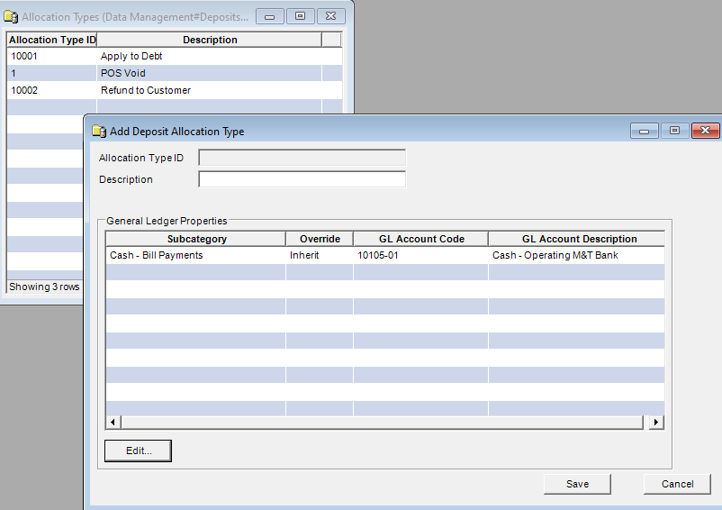 Setup Requirements for Credit Evaluations and Deposits – Knowledge Center