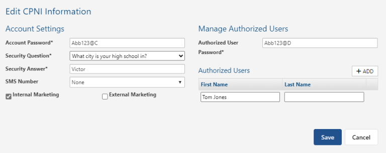 Customer Proprietary Network Information (CPNI) - Knowledge Center